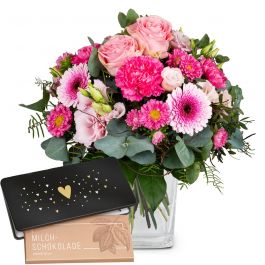 Little Princess with Munz bar of chocolate «Heart»-Max